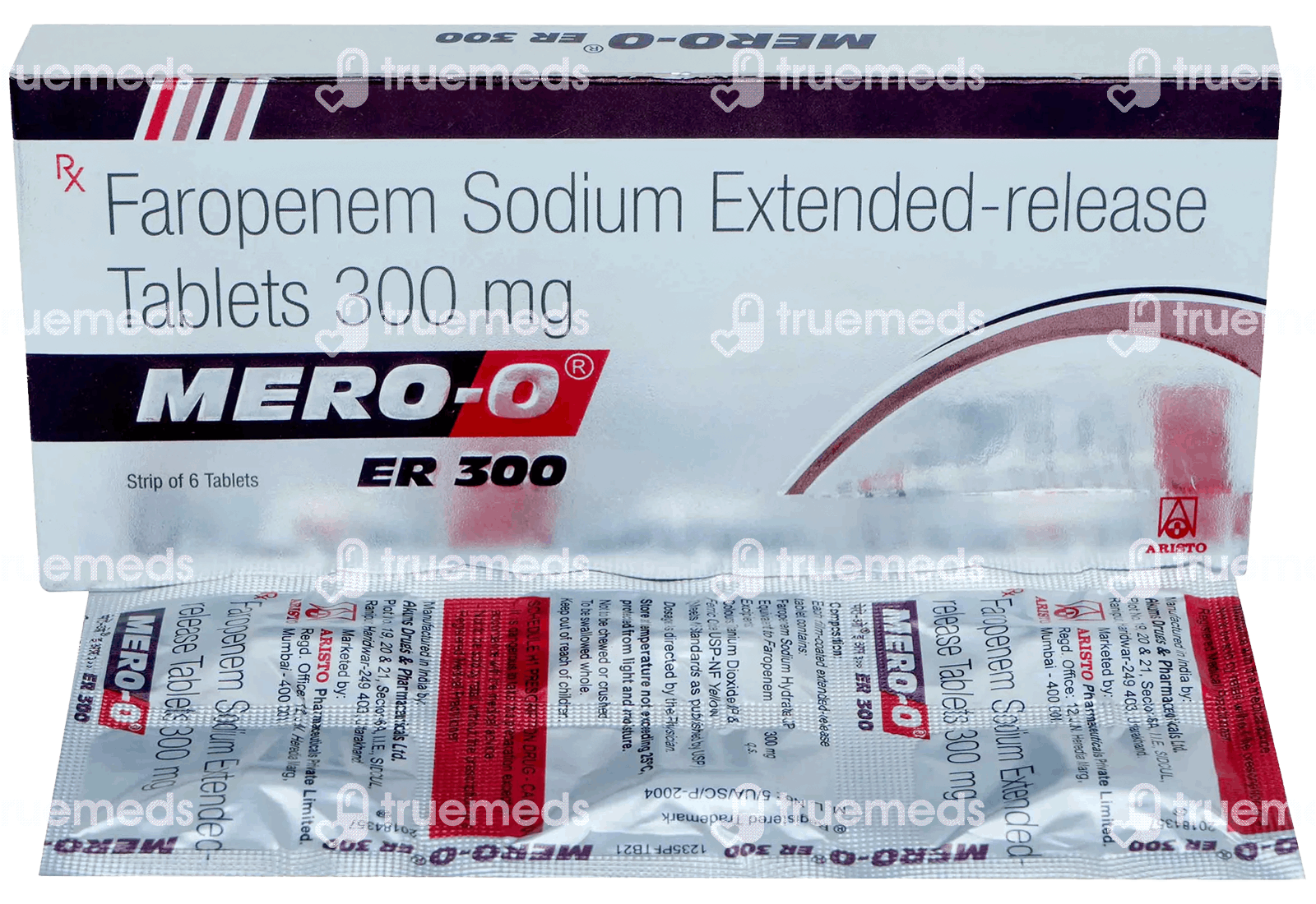 Mero O Er 300 Tablet 6 - Uses, Side Effects, Dosage, Price | Truemeds