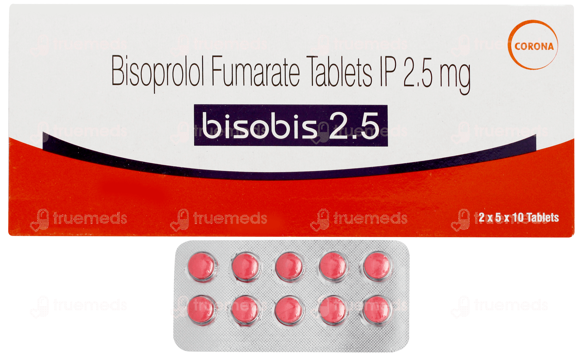 Bisobis 25 Tablet 10 - Uses, Side Effects, Dosage, Price | Truemeds