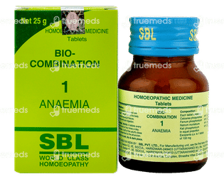 Sbl Bio Combination 1 Anaemia Tablet 25 Gm - Uses, Side Effects, Dosage ...