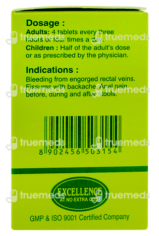 Sbl Bio Combination 17 Engorged Rectal Veins Tablet 25 Gm - Uses, Side ...