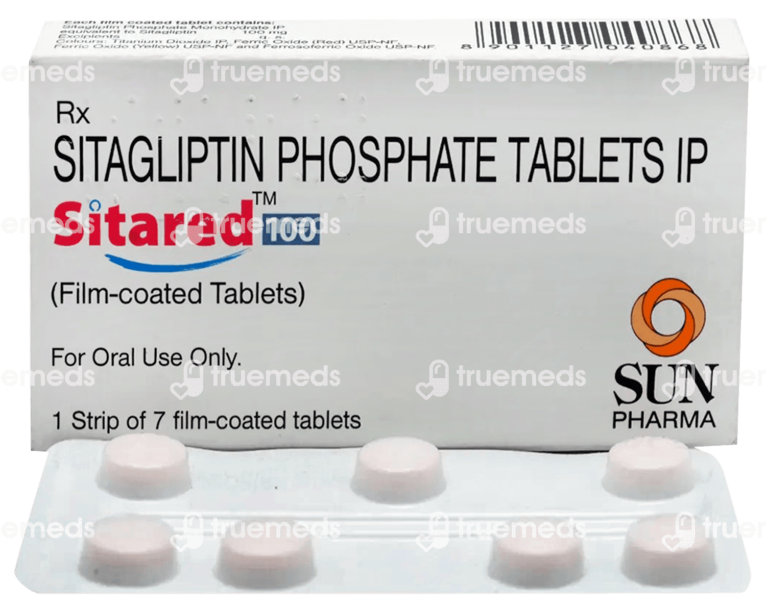 Sitared 100 Mg Tablet 7 - Uses, Side Effects, Dosage, Price | Truemeds