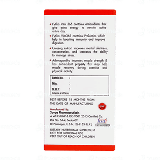 Fytika Vita 365 Tablet: Uses, Side Effects, Price & Substitutes