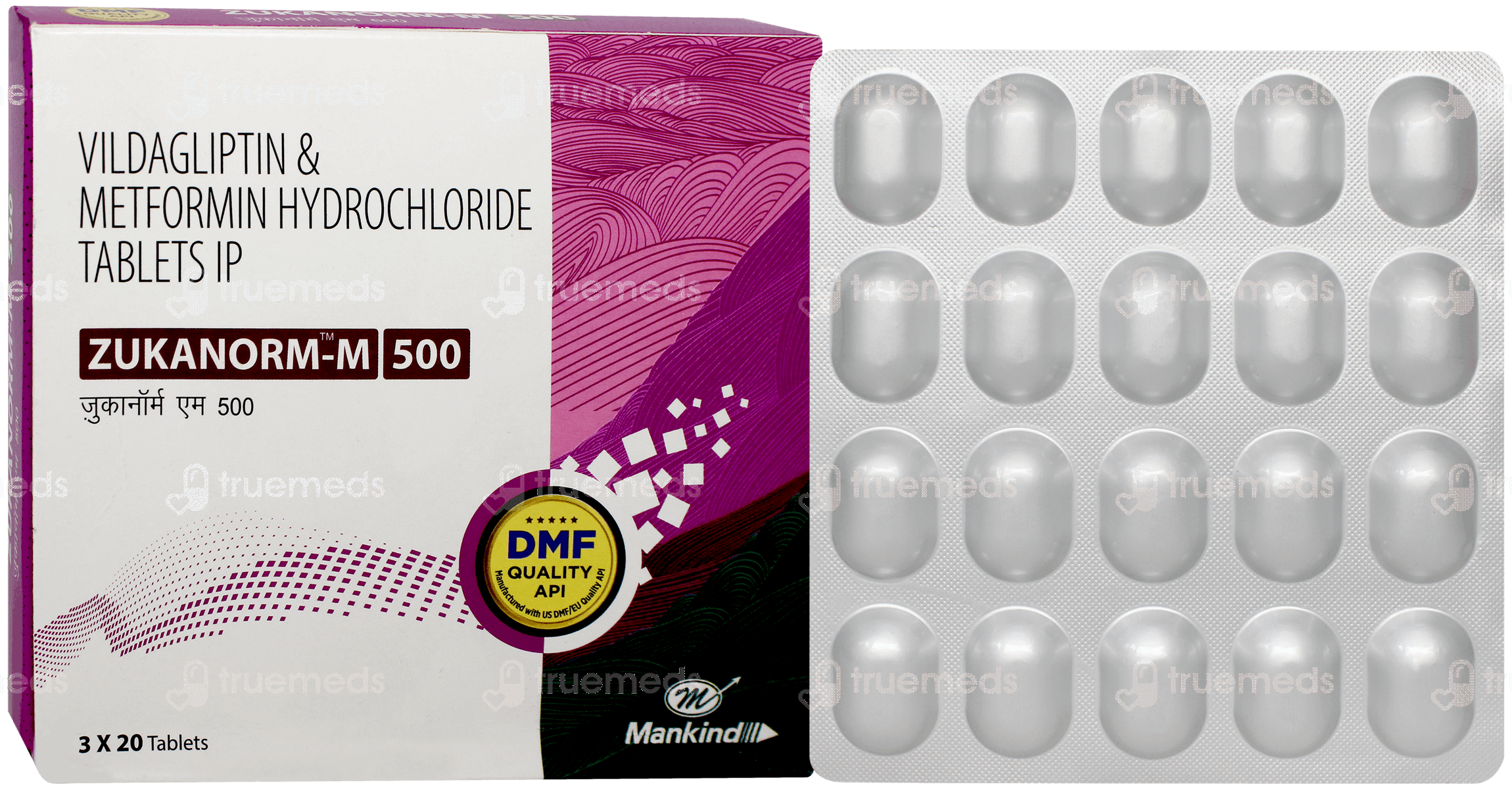 Zukanorm M 500 Tablet 20: Uses, Side Effects, Price & Substitutes