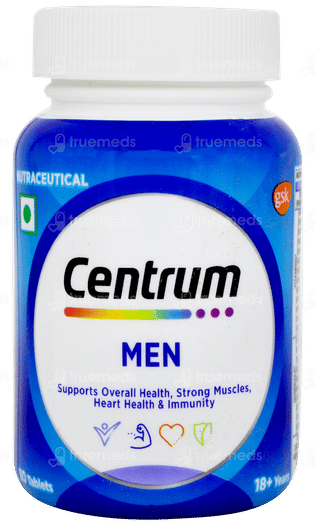 Centrum Men Tablet 30 - Uses, Side Effects, Dosage, Price | Truemeds