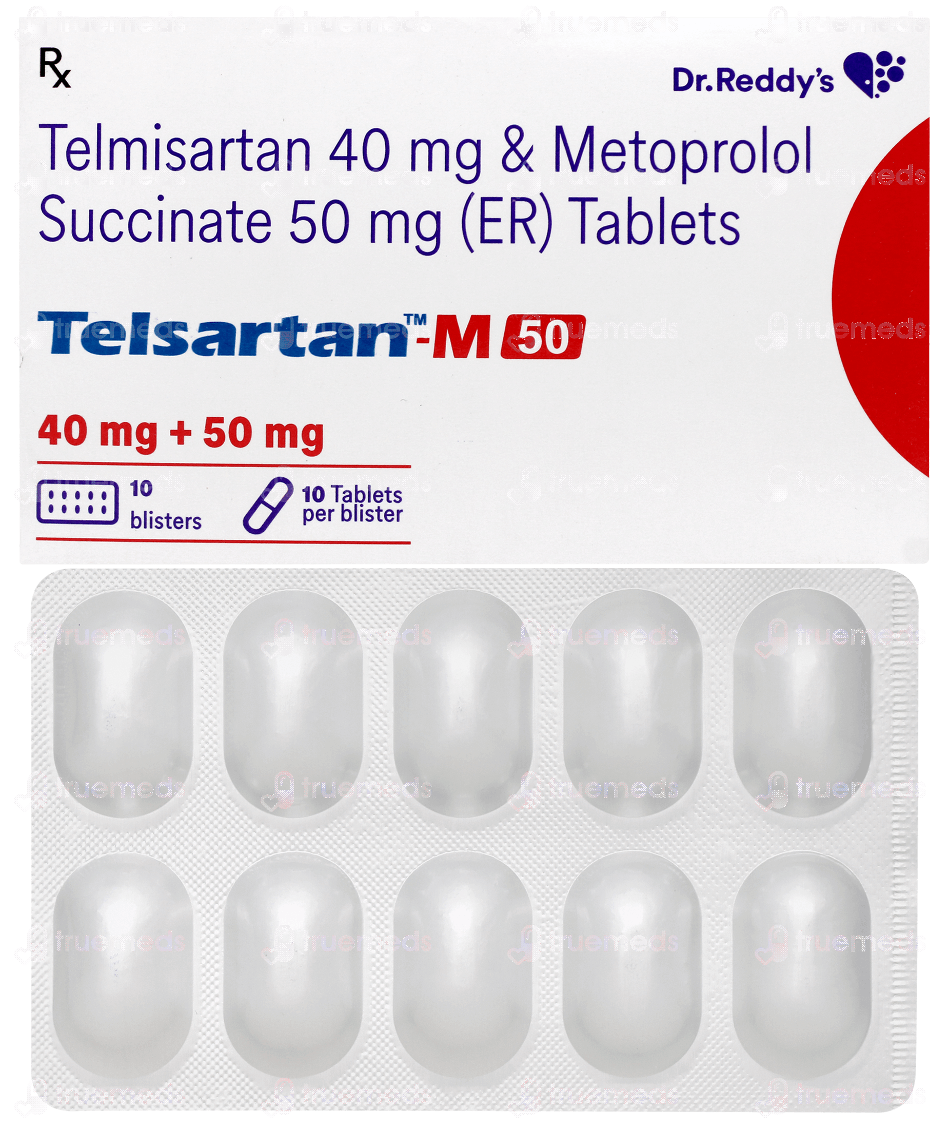 Telsartan M 50 Tablet 10: Uses, Side Effects, Price & Substitutes