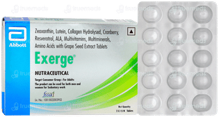 Exerge Tablet 15 - Uses, Side Effects, Dosage, Price | Truemeds