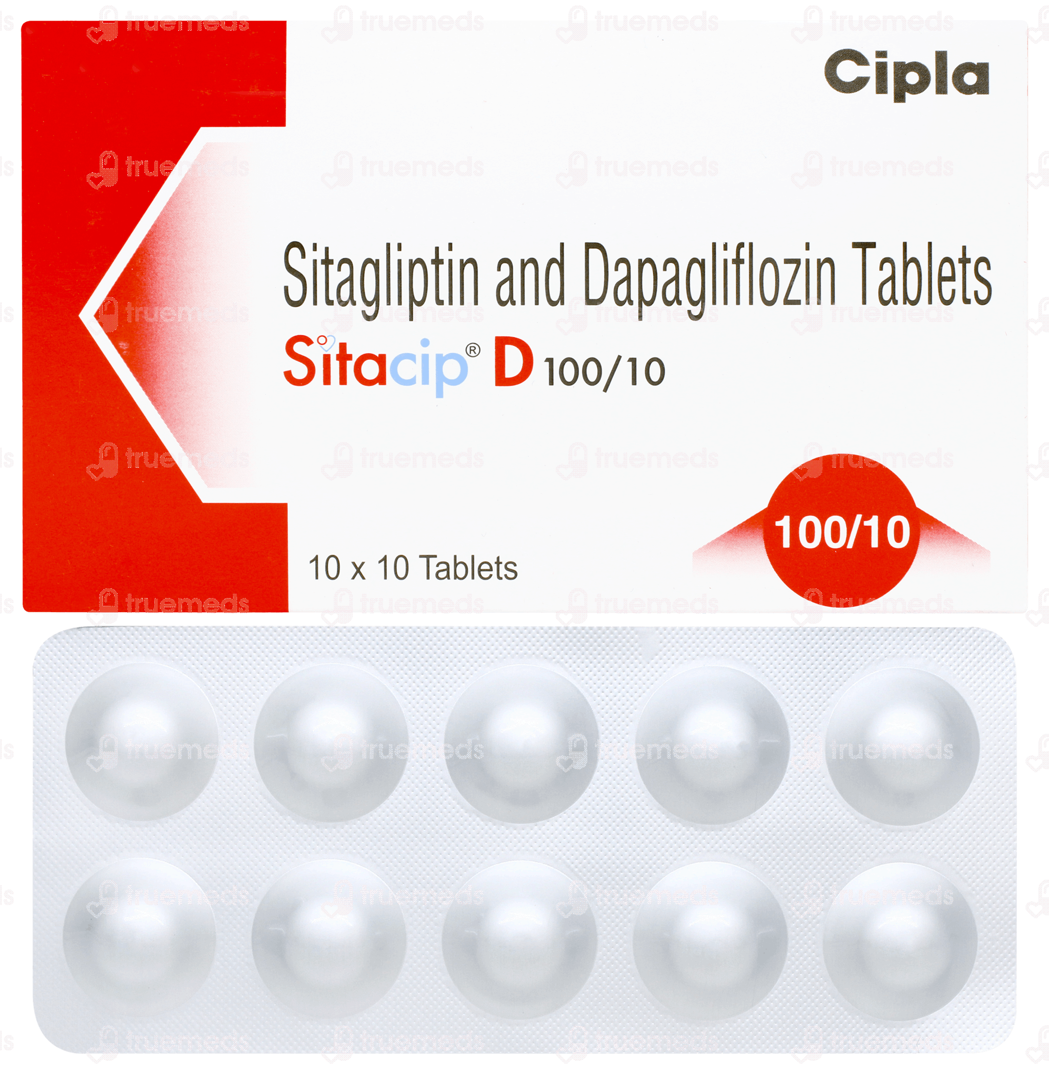 Sitacip D 10100 Mg Tablet 10 - Uses, Side Effects, Dosage, Price | Truemeds
