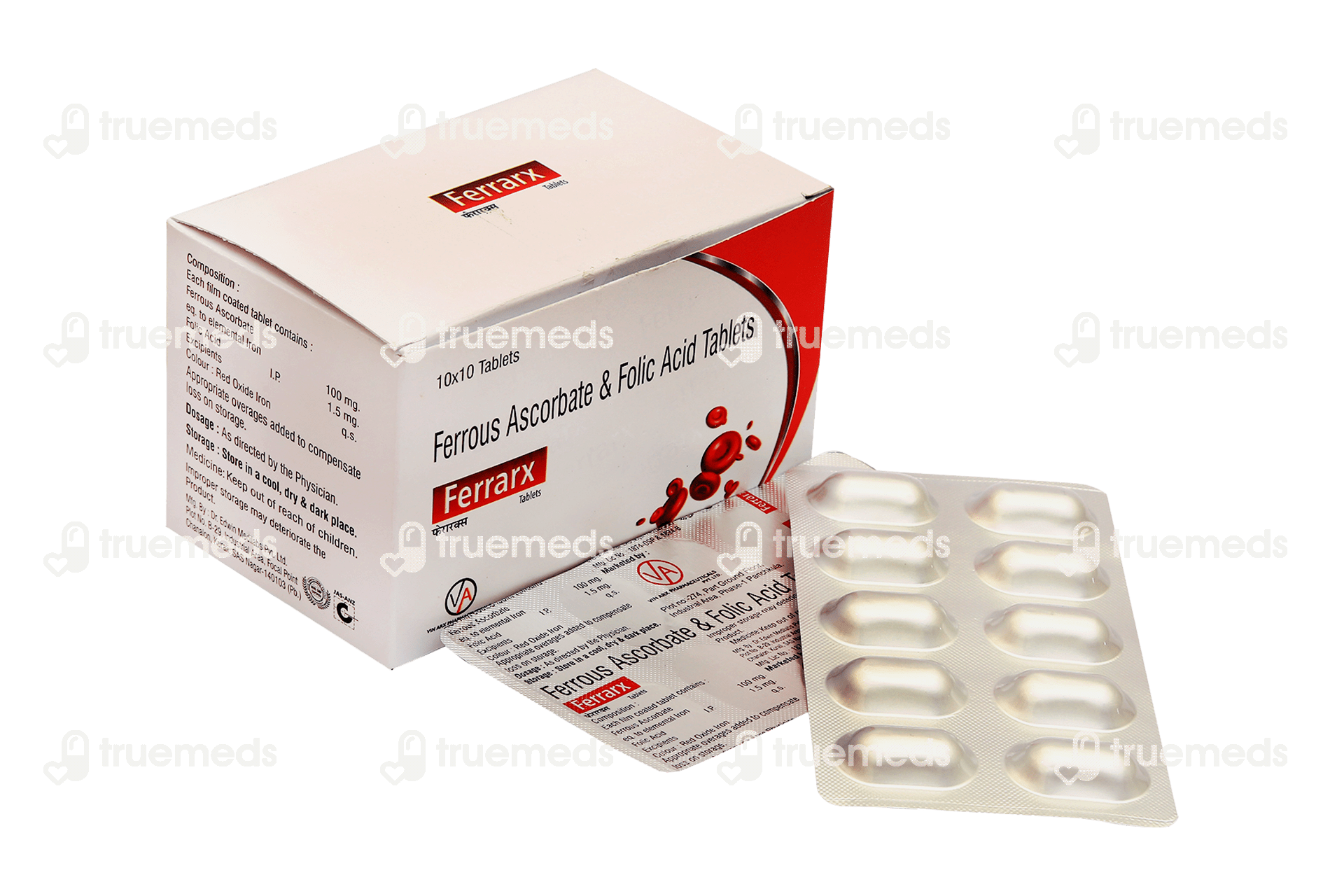 Ferrarx Tablet 10 - Uses, Side Effects, Dosage, Price | Truemeds