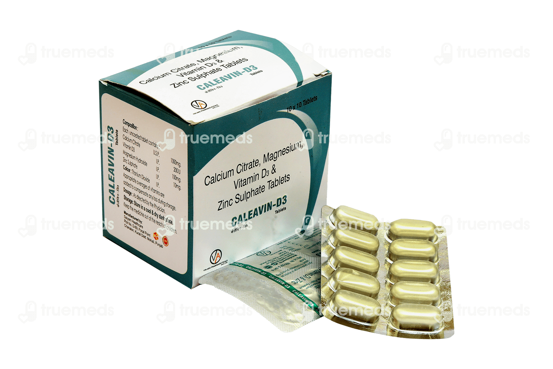Caleavin D3 Tablet 10 - Uses, Side Effects, Dosage, Price | Truemeds
