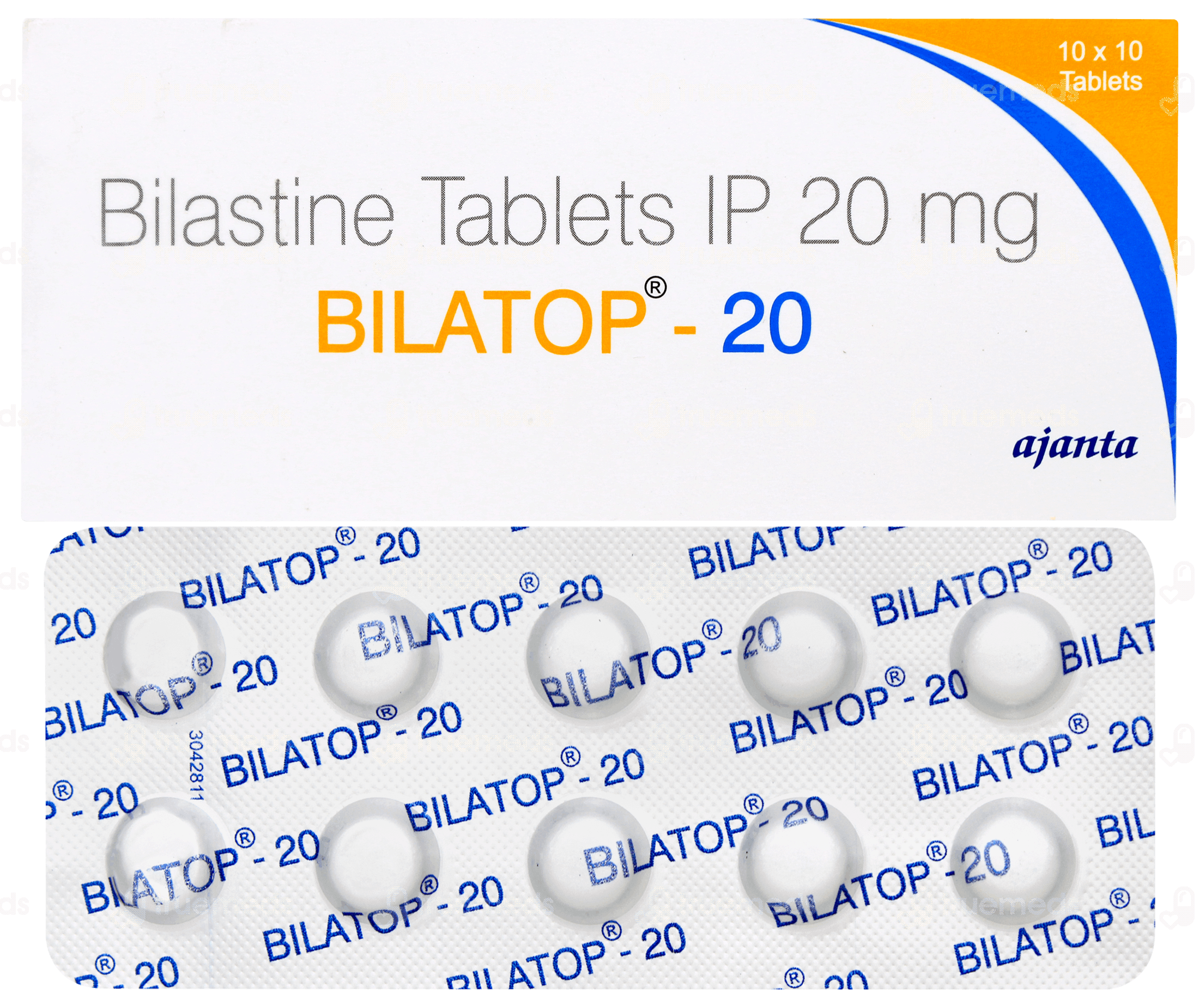 Bilatop 20 Mg Tablet 10 - Uses, Side Effects, Dosage, Price | Truemeds