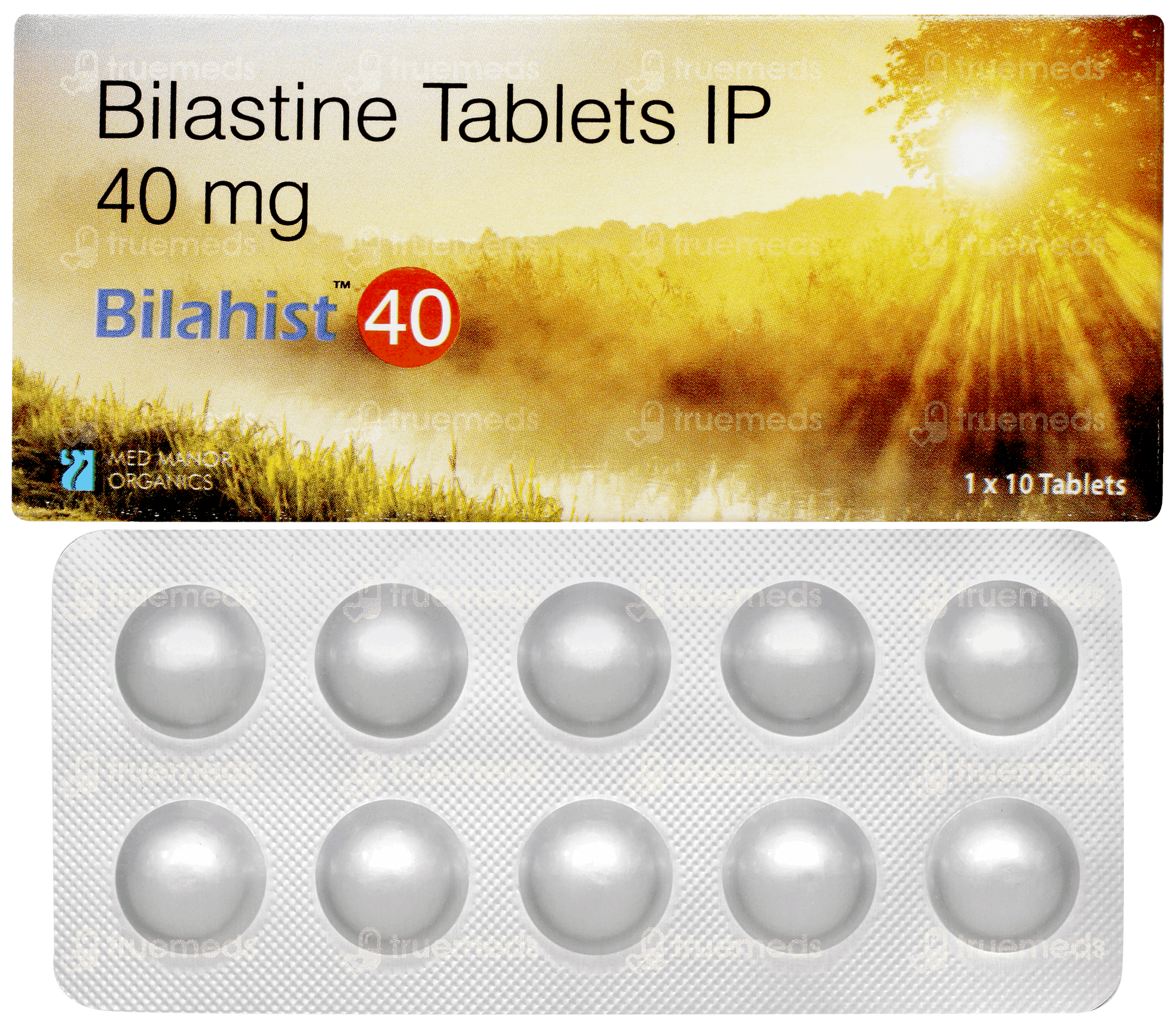 Bilahist 40 Mg Tablet 10 - Uses, Side Effects, Dosage, Price | Truemeds