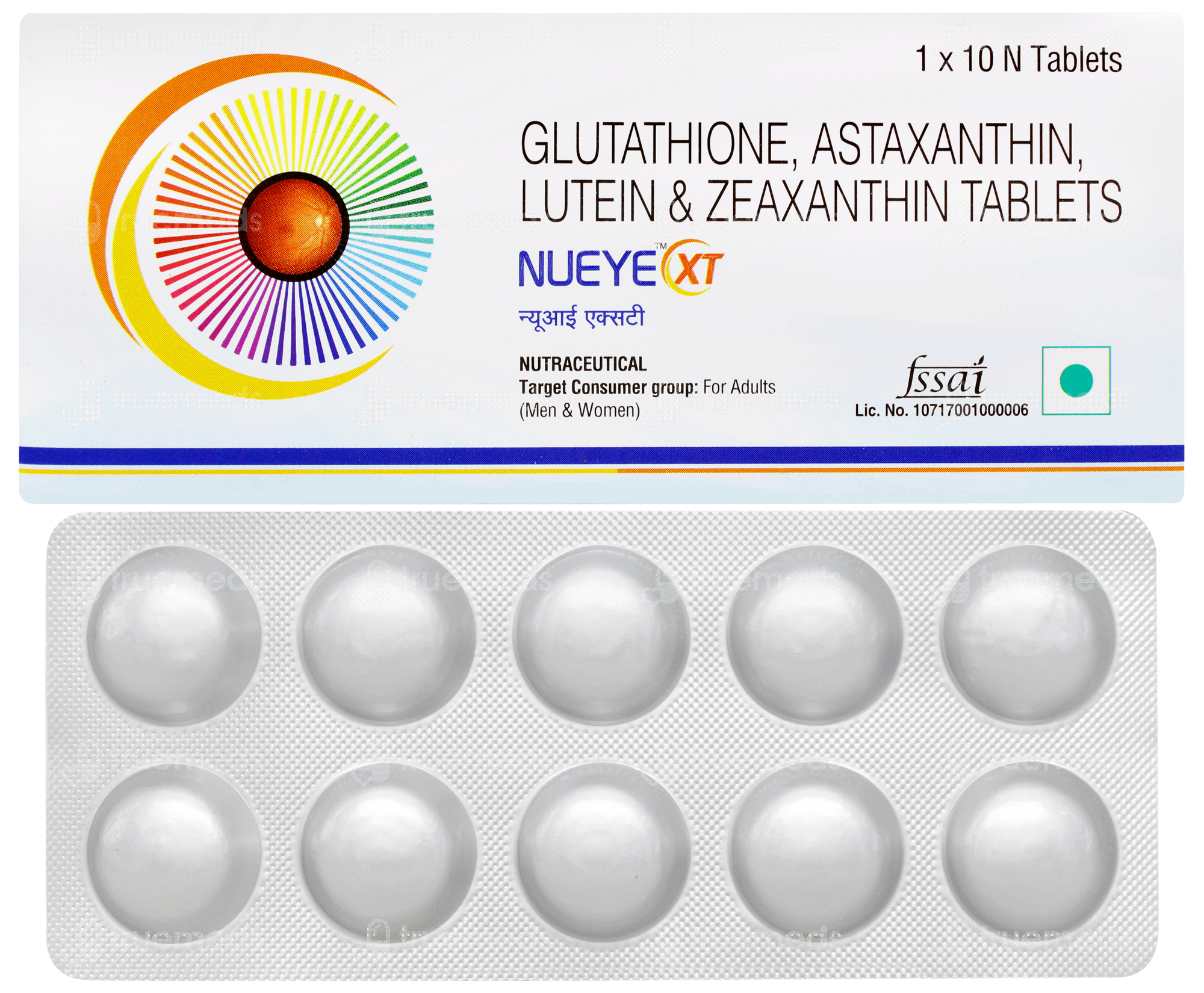 Nueye Xt Tablet 10 - Uses, Side Effects, Dosage, Price | Truemeds
