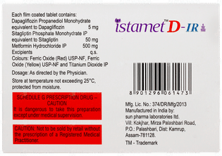 Istamet D Ir Tablet 7: Uses, Side Effects, Price & Substitutes