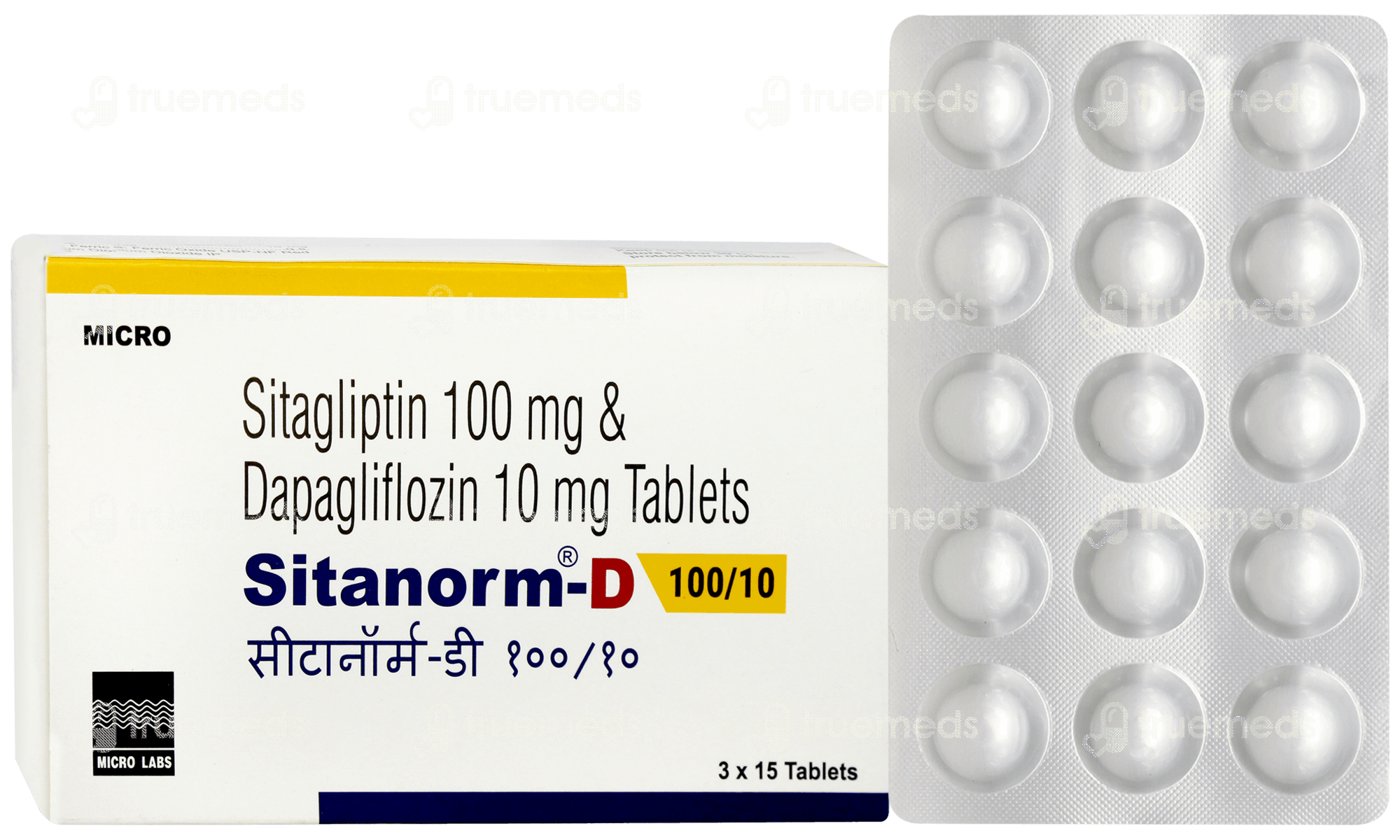 Sitanorm D 10010 Mg Tablet 15 - Uses, Side Effects, Dosage, Price ...