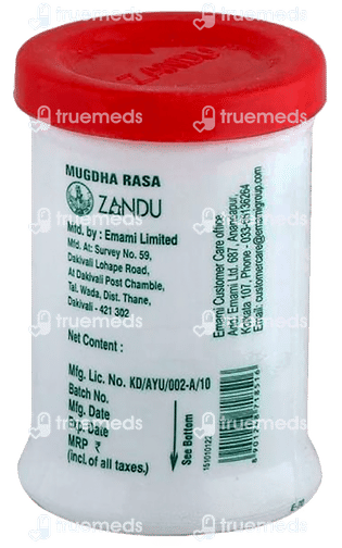 Zandu Mugdha Rasa Tablet 60 - Uses, Side Effects, Dosage, Price | Truemeds