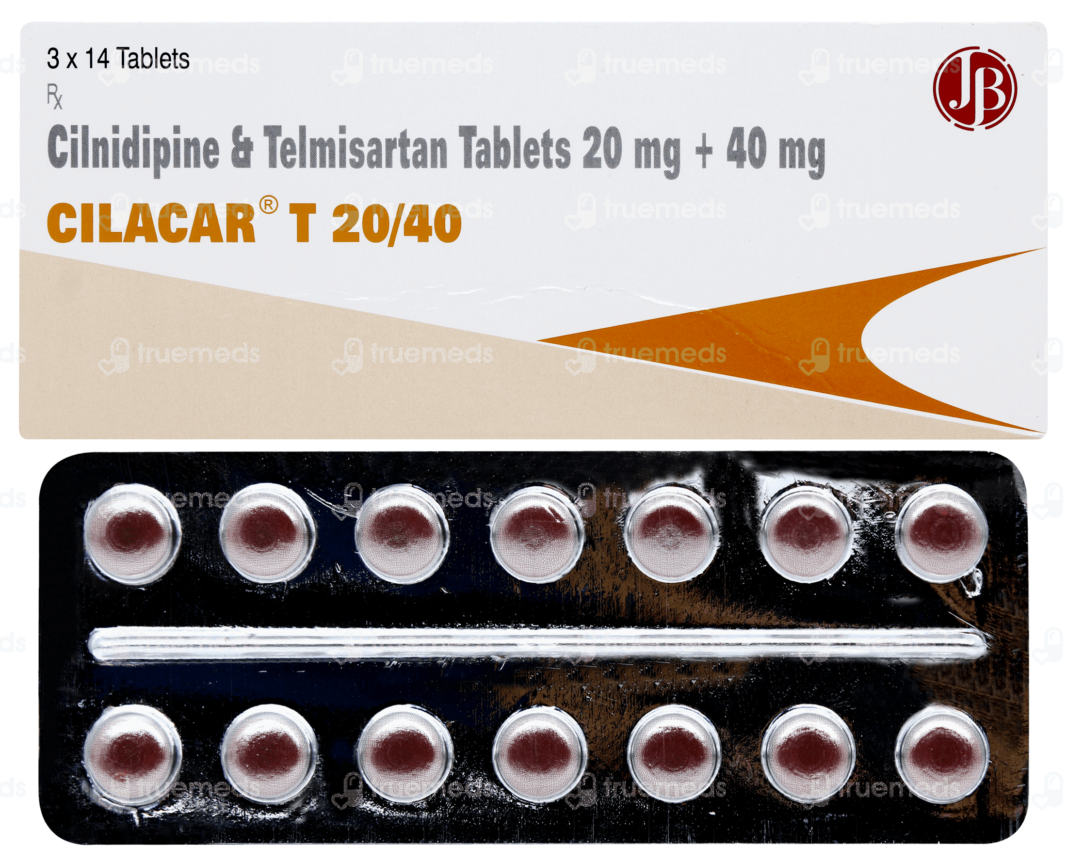 Cilacar T 2040 Mg Tablet 14 - Uses, Side Effects, Dosage, Price | Truemeds