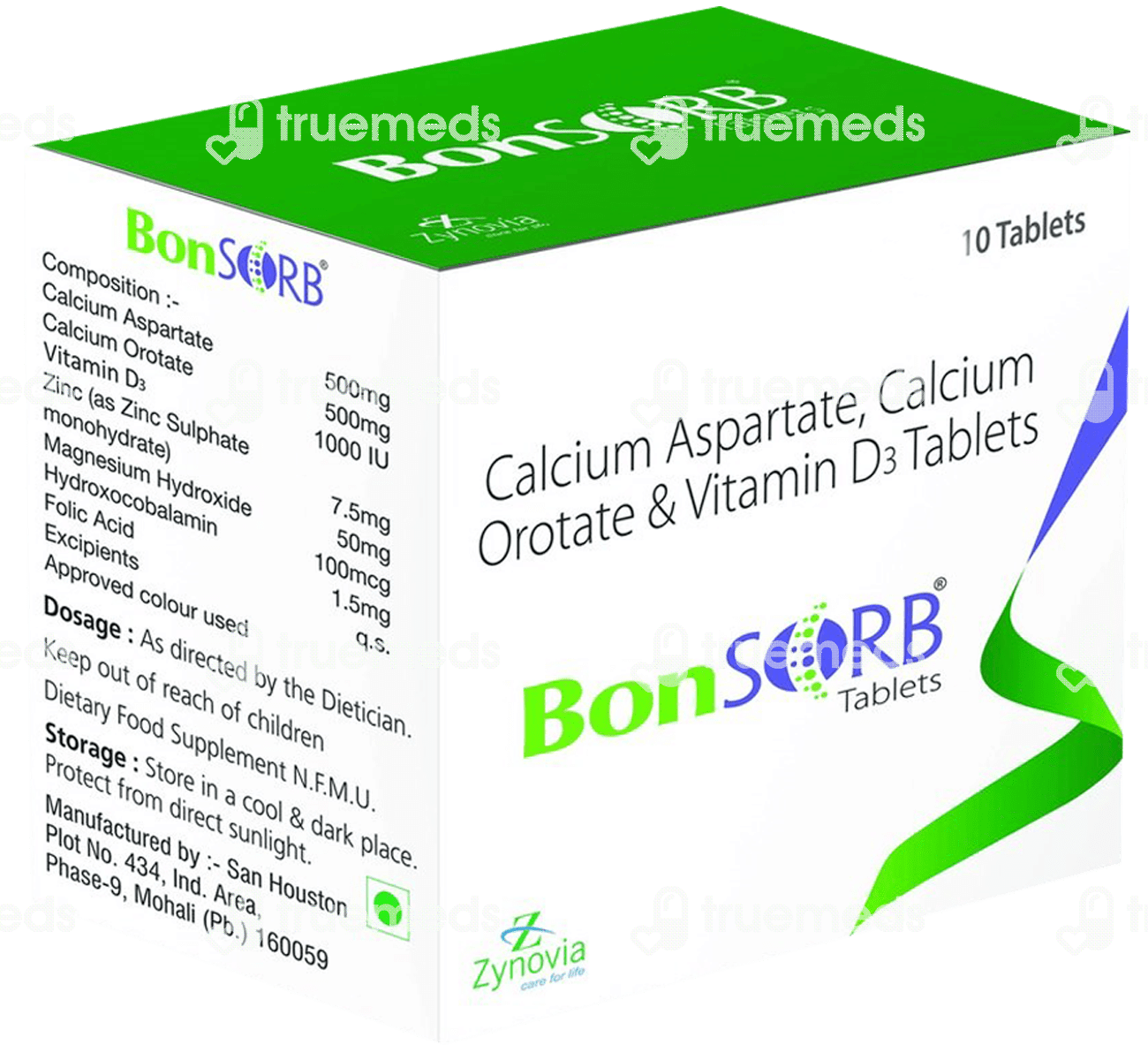 Bonsorb Tablet 10 - Uses, Side Effects, Dosage, Price | Truemeds