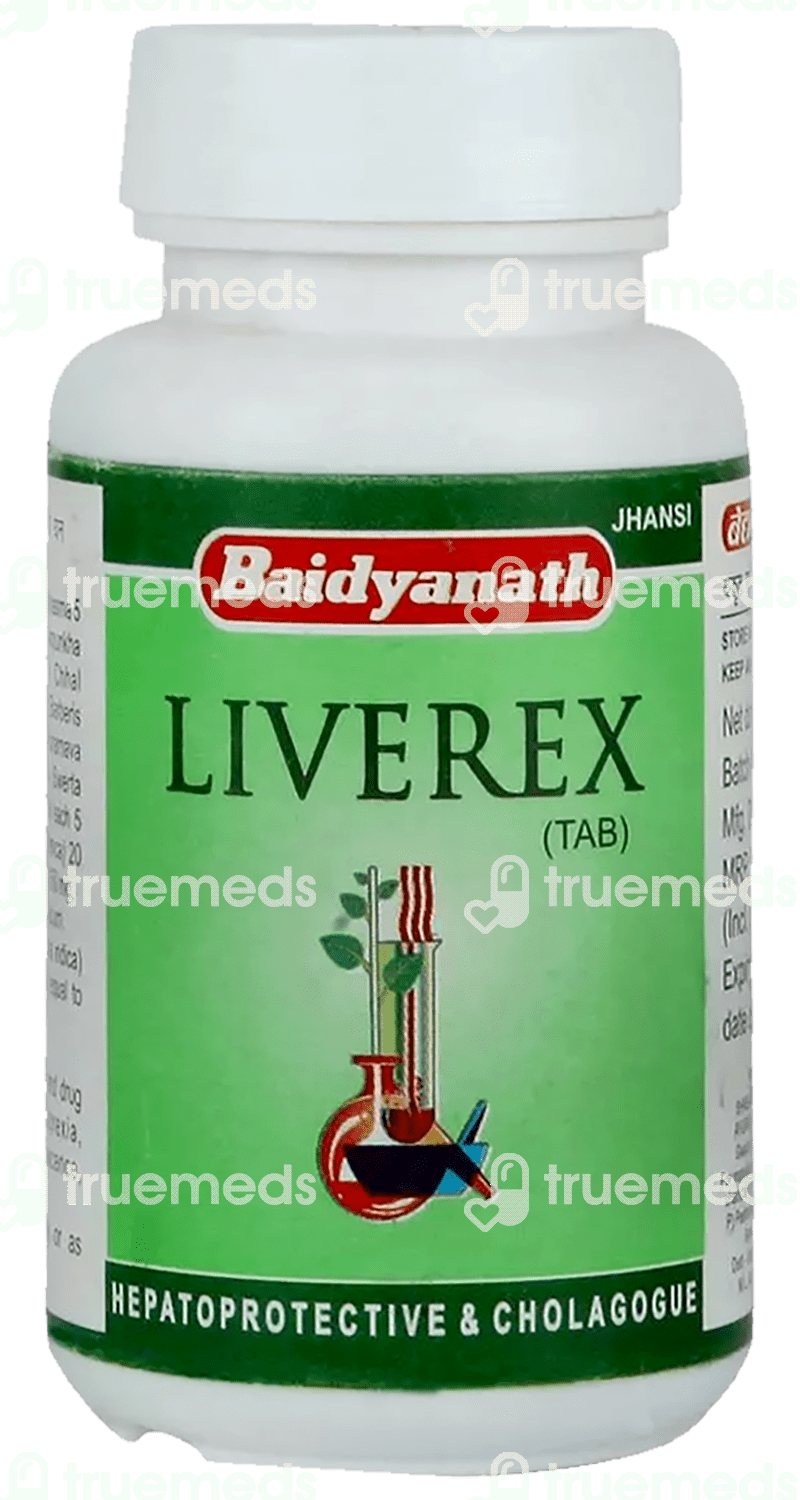 Baidyanath Liverex Tablet 100 - Uses, Side Effects, Dosage, Price ...