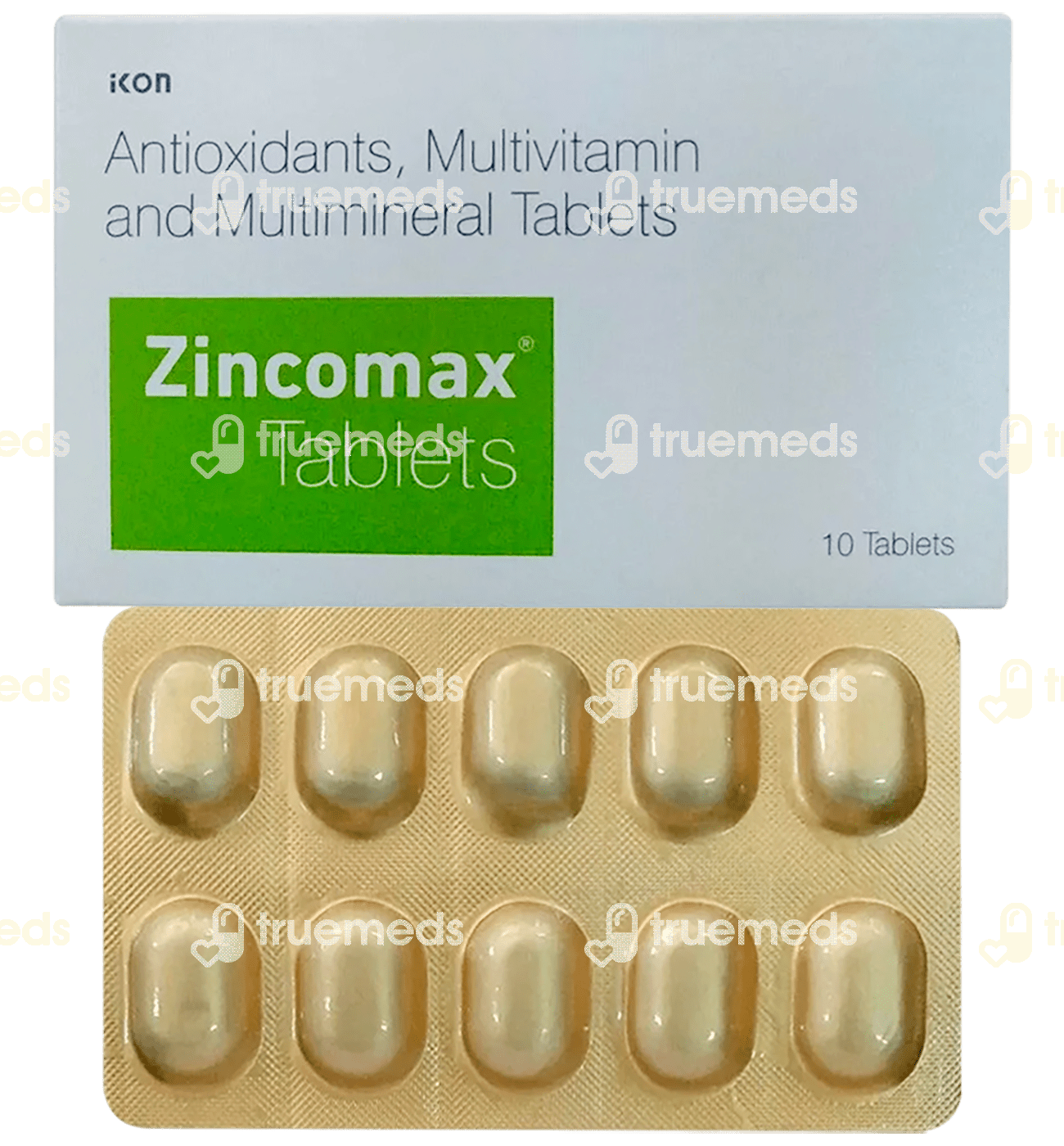 Zincomax Tablet 10 - Uses, Side Effects, Dosage, Price | Truemeds