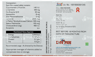 Spermlife Tablet 10 - Uses, Side Effects, Dosage, Price | Truemeds