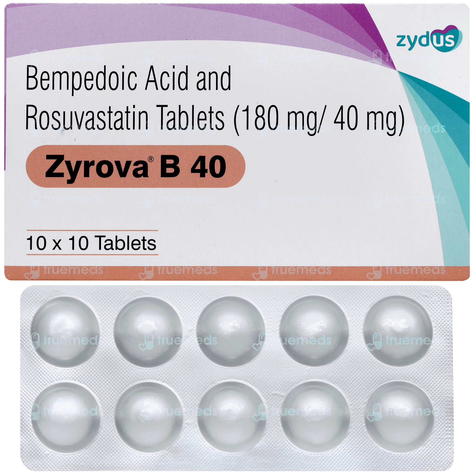 Zyrova B 18040 Mg Tablet 10 - Uses, Side Effects, Dosage, Price | Truemeds