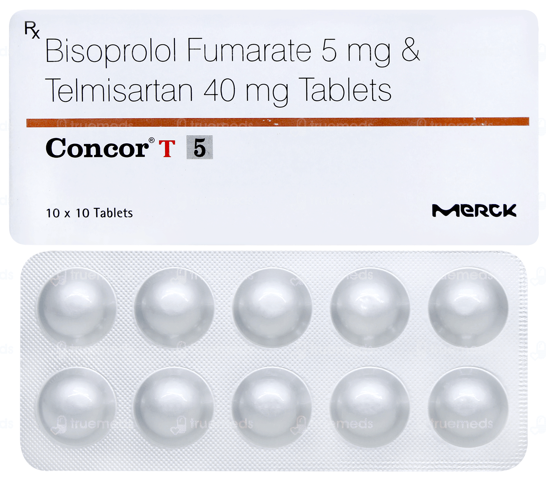 Concor T 405 Mg Tablet 10 - Uses, Side Effects, Dosage, Price | Truemeds