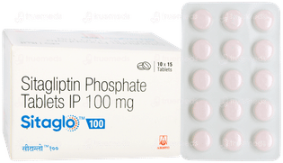 Sitaglo 100 Tablet 15 - Uses, Side Effects, Dosage, Price | Truemeds