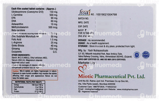 Mio Q Tablet 10 - Uses, Side Effects, Dosage, Price | Truemeds