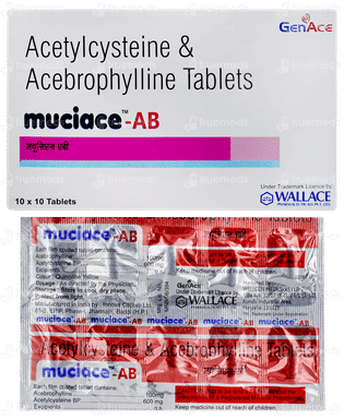 Muciace Ab Tablet 10 - Uses, Side Effects, Dosage, Price | Truemeds