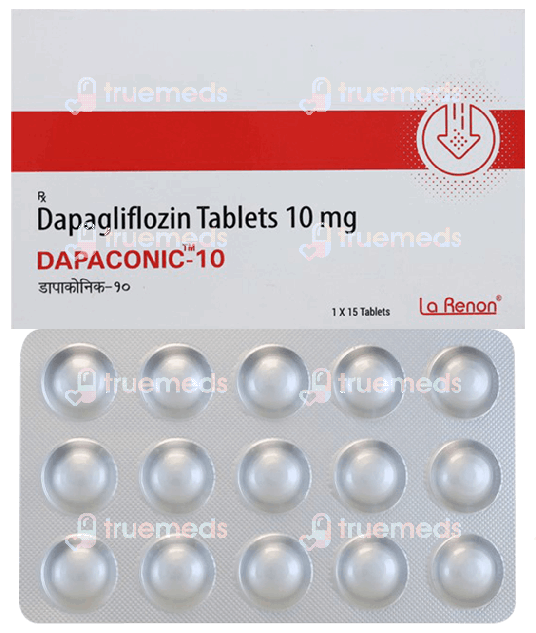 Dapaconic 10 Mg Tablet 15 - Uses, Side Effects, Dosage, Price | Truemeds