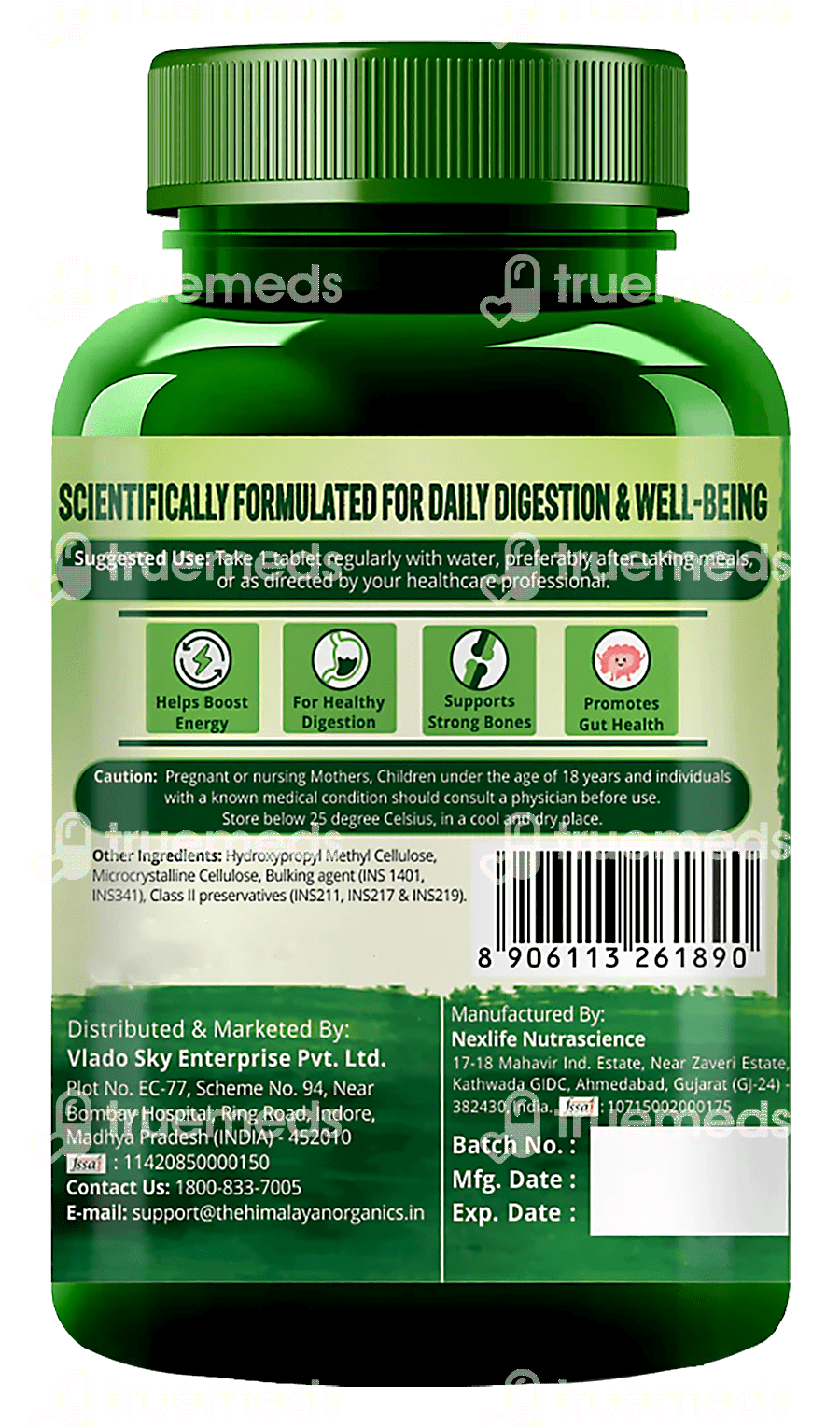 Himalayan Organics Multivitamin With Probiotics Vegetarian Tablet 180 ...