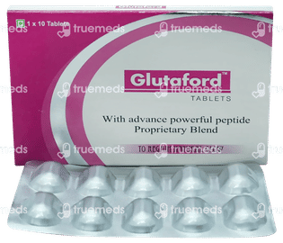 Glutaford Tablet 10 - Uses, Side Effects, Dosage, Price | Truemeds