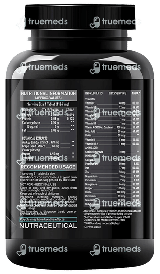 Muscleblaze Mb Vite Multivitamin Tablet 60 - Uses, Side Effects, Dosage ...