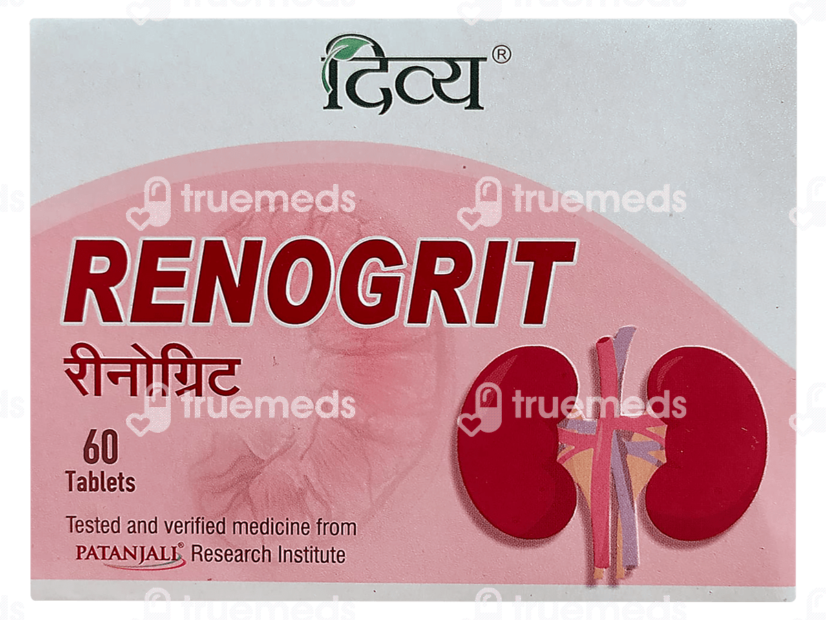 Patanjali Divya Renogrit Tablet 60 - Uses, Side Effects, Dosage, Price ...