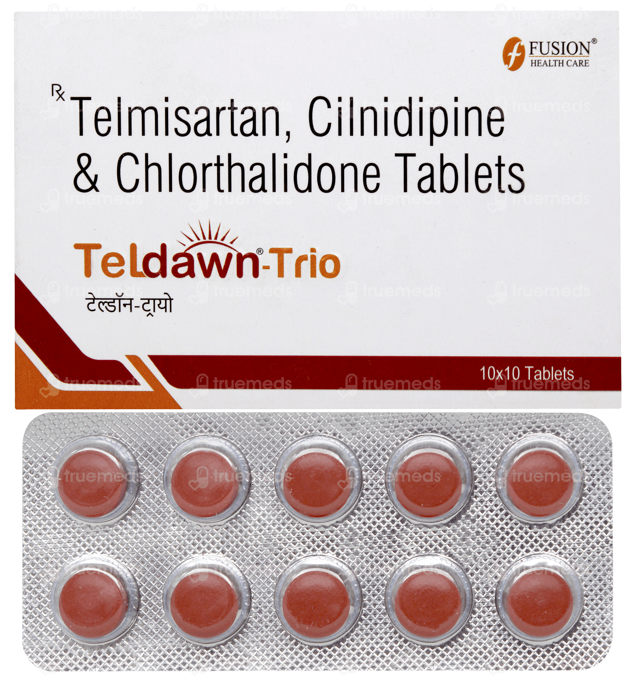 Teldawn Trio Tablet 10 - Uses, Side Effects, Dosage, Price | Truemeds