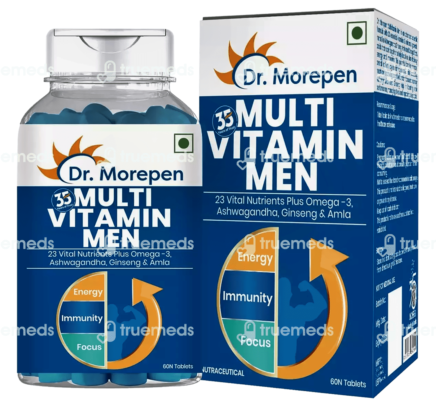 Dr Morepen Multi Vitamin Men Tablet 60 - Uses, Side Effects, Dosage ...