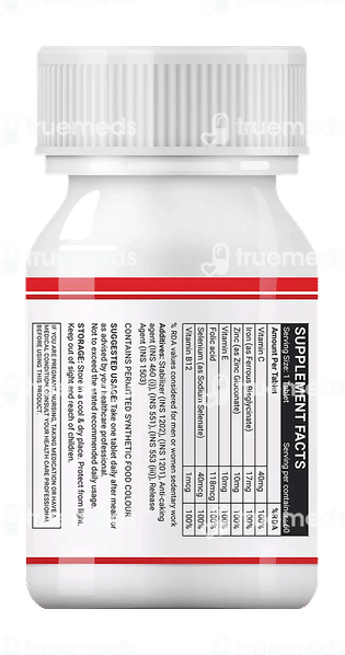 Inlife Iron Folic Acid Supplement Tablet 60 - Uses, Side Effects ...