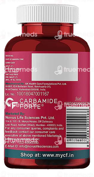 Carbamide Forte Multivitamins For Women With Probiotics Tablet 100 ...