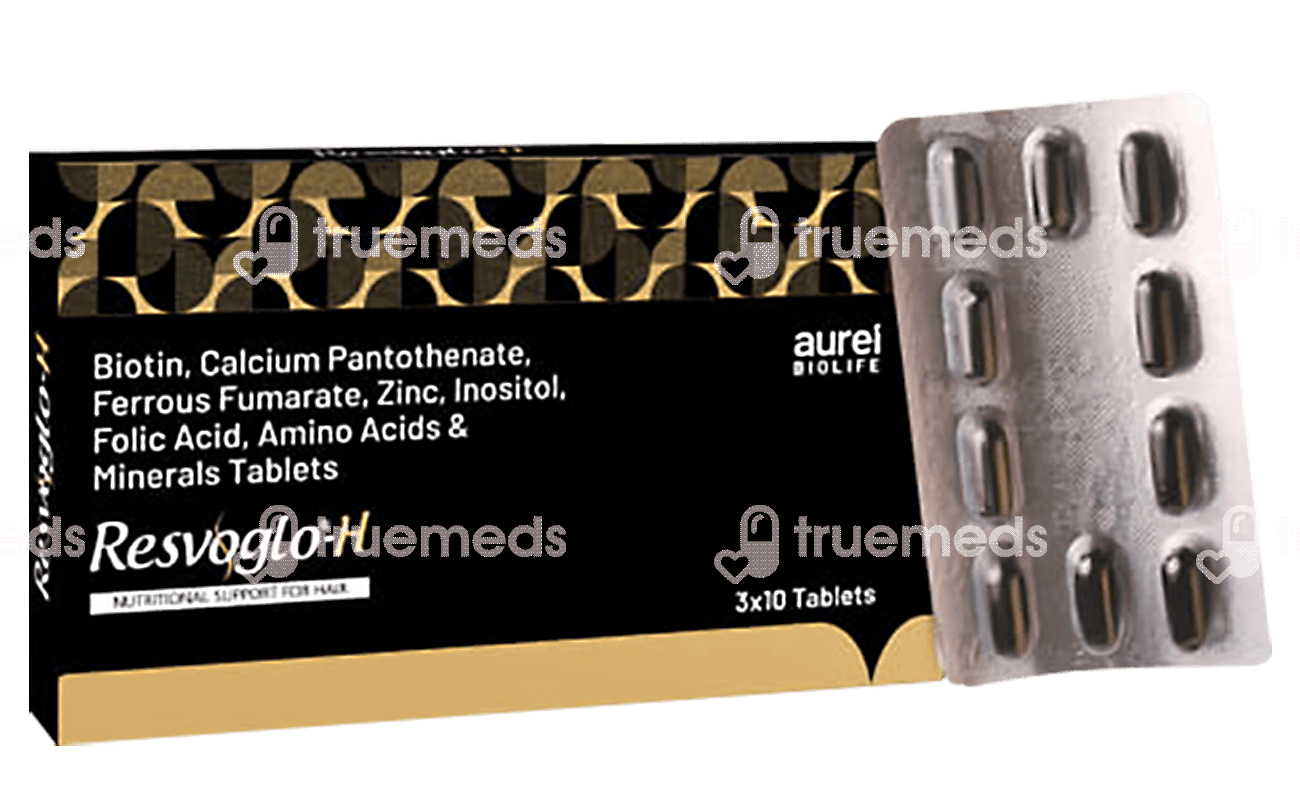 Resvoglo H Tablet 10 - Uses, Side Effects, Dosage, Price | Truemeds