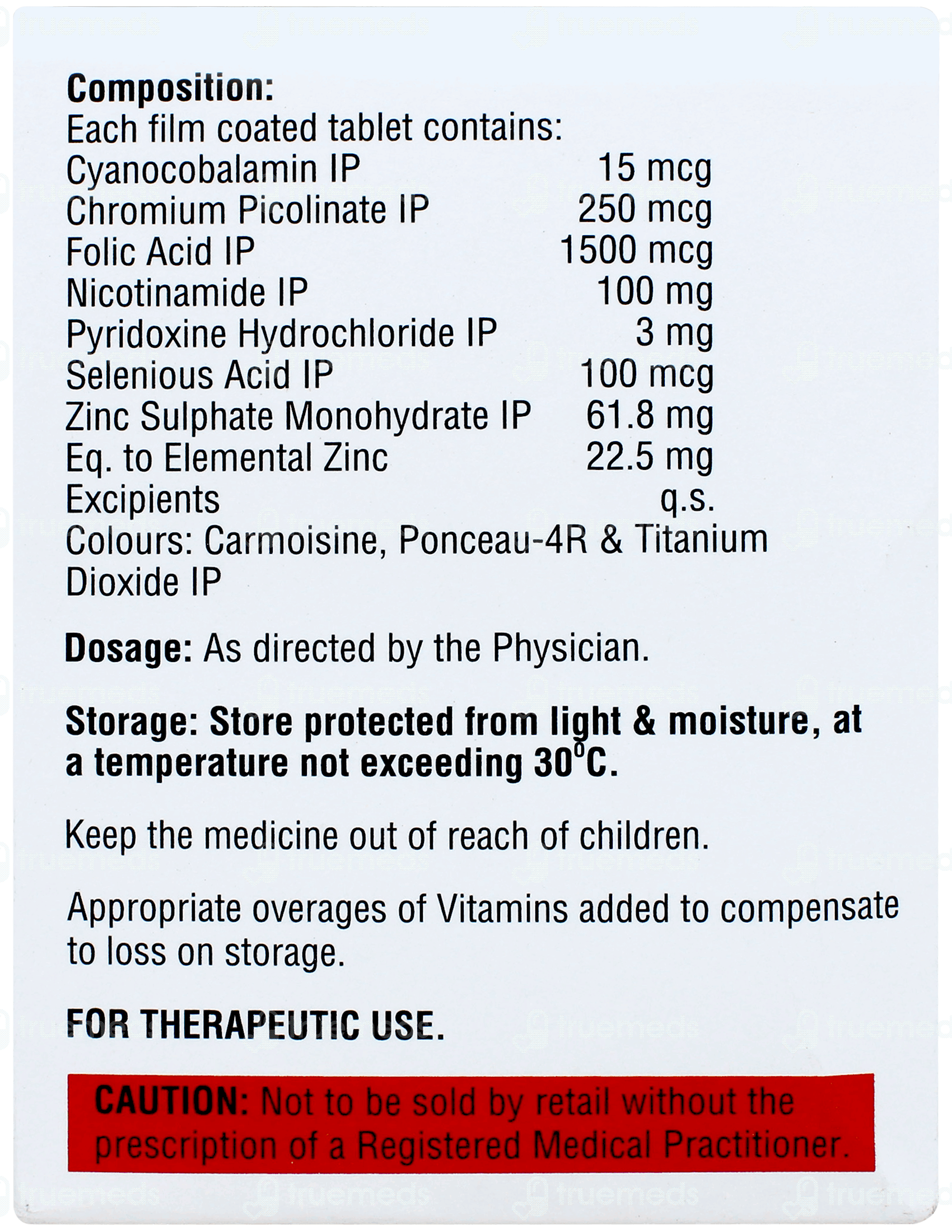 Beplex Czs Tablet 15 - Uses, Side Effects, Dosage, Price | Truemeds