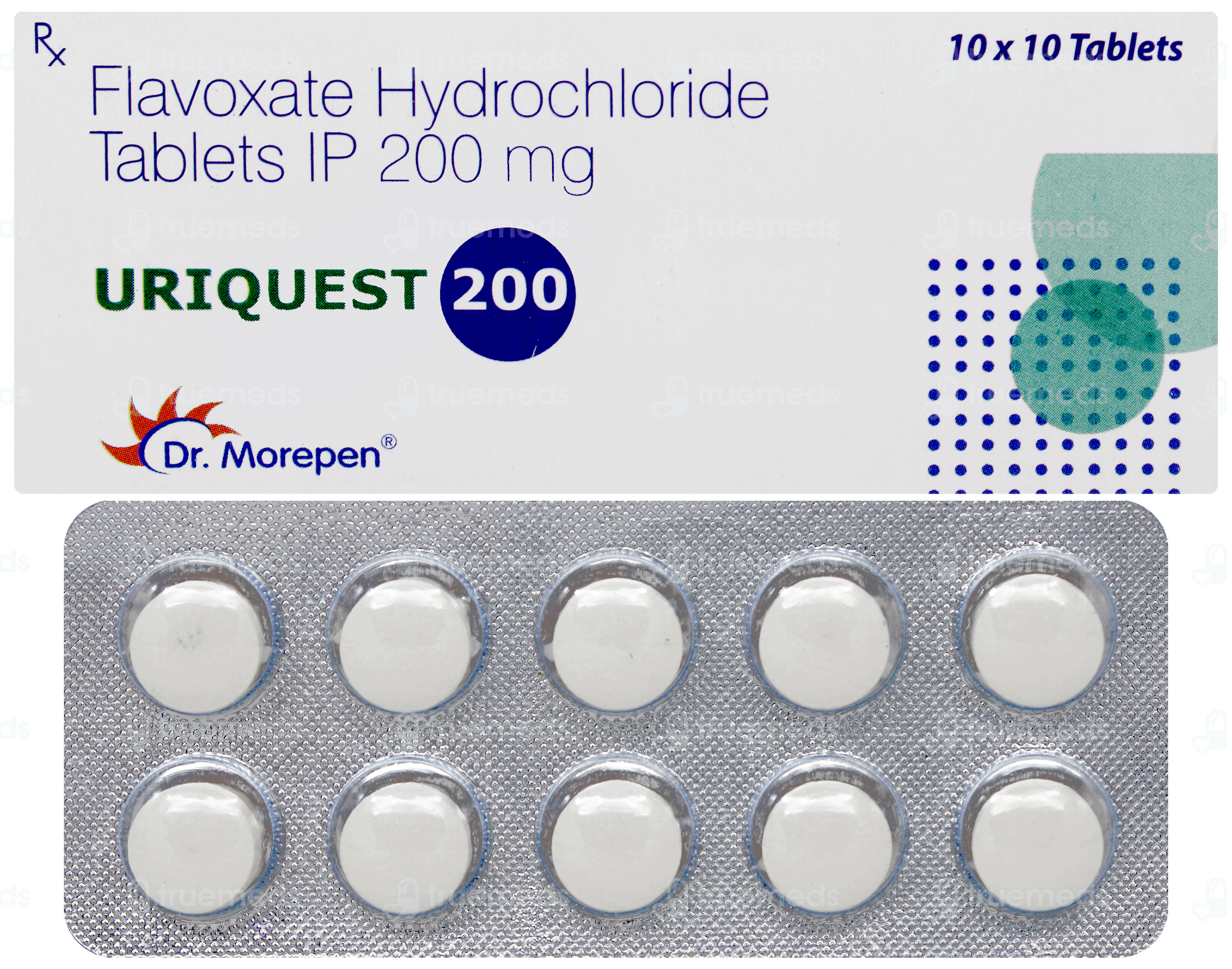 Uriquest 200 Mg Tablet 10 - Uses, Side Effects, Dosage, Price | Truemeds