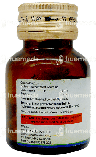 Carbivue 10 Mg Tablet 100 - Uses, Side Effects, Dosage, Price | Truemeds