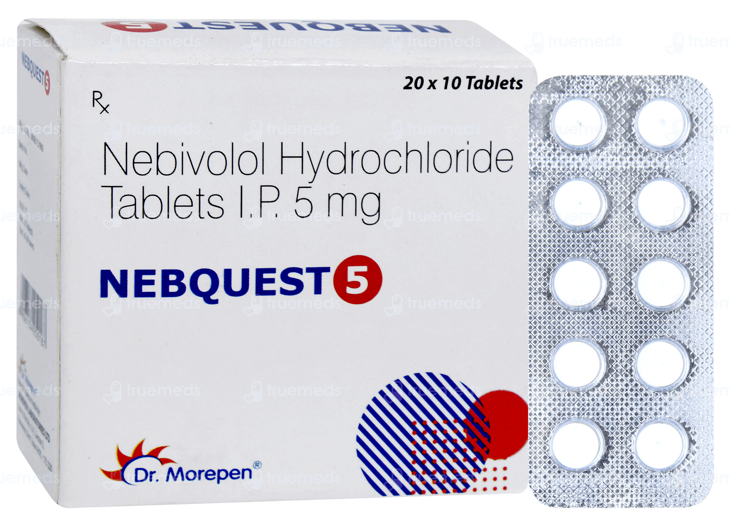 Nebquest 5 Mg Tablet 10 - Uses, Side Effects, Dosage, Price | Truemeds
