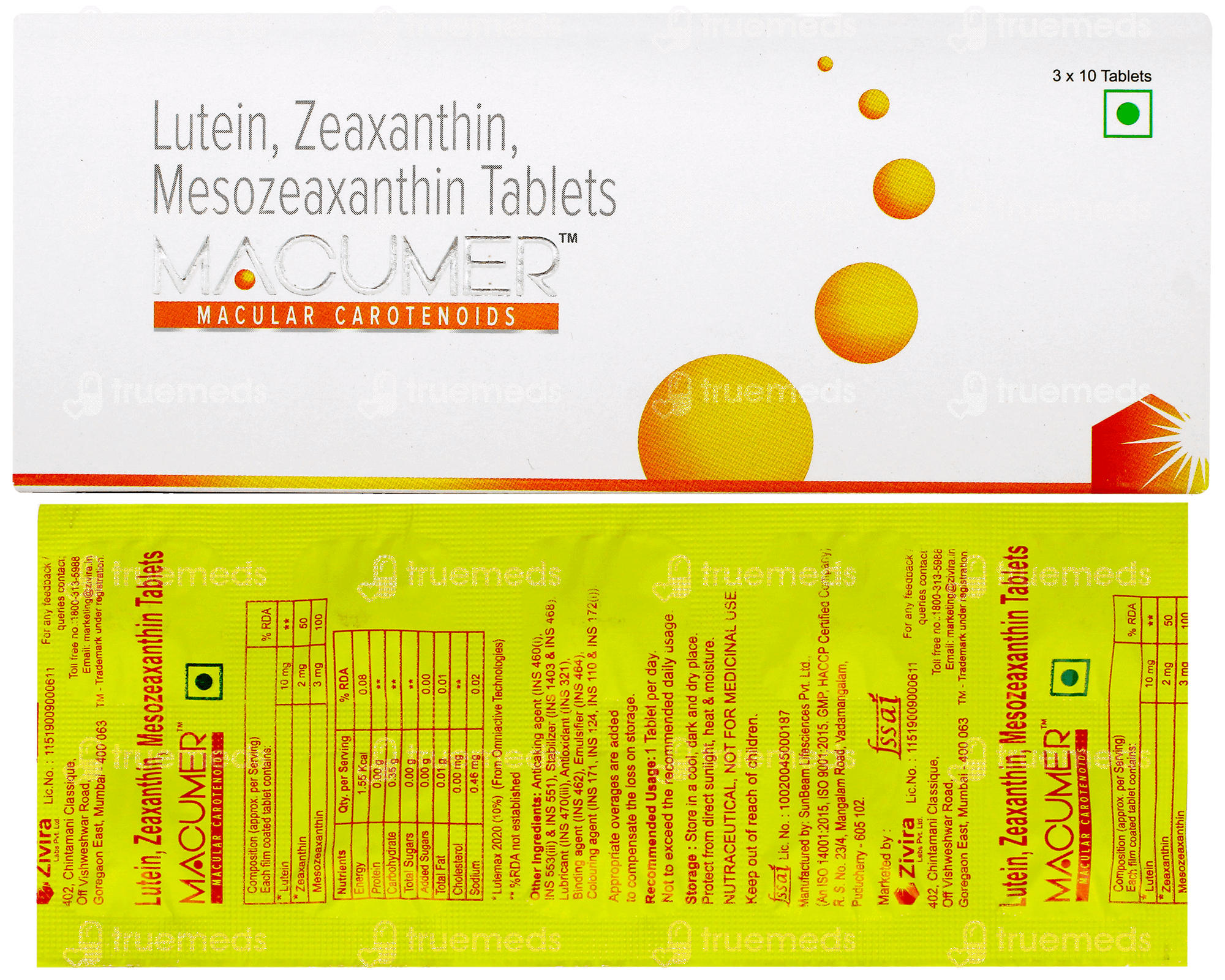 Macumer Tablet 10 - Uses, Side Effects, Dosage, Price | Truemeds