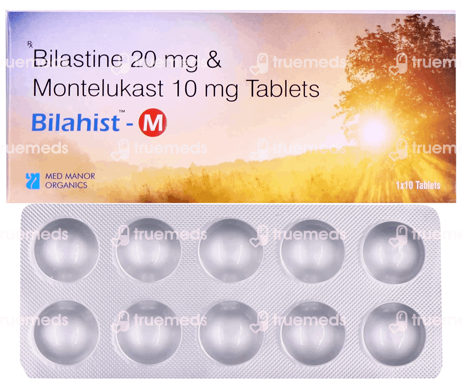 Bilahist M 2010 Mg Tablet 10 - Uses, Side Effects, Dosage, Price | Truemeds