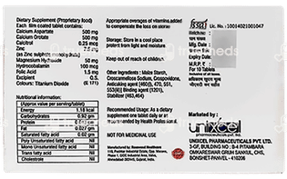 Unixcel C Win Xt Tablet 10 - Uses, Side Effects, Dosage, Price | Truemeds