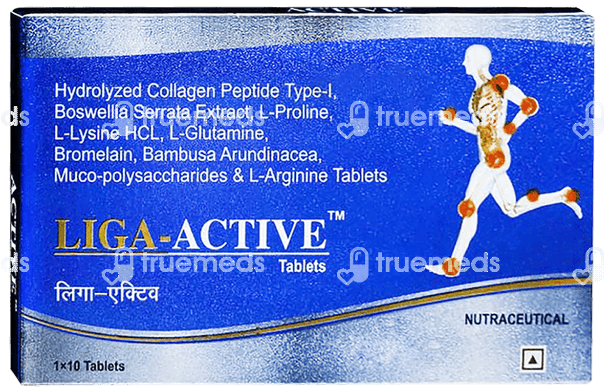 Liga Active Tablet 10 - Uses, Side Effects, Dosage, Price | Truemeds