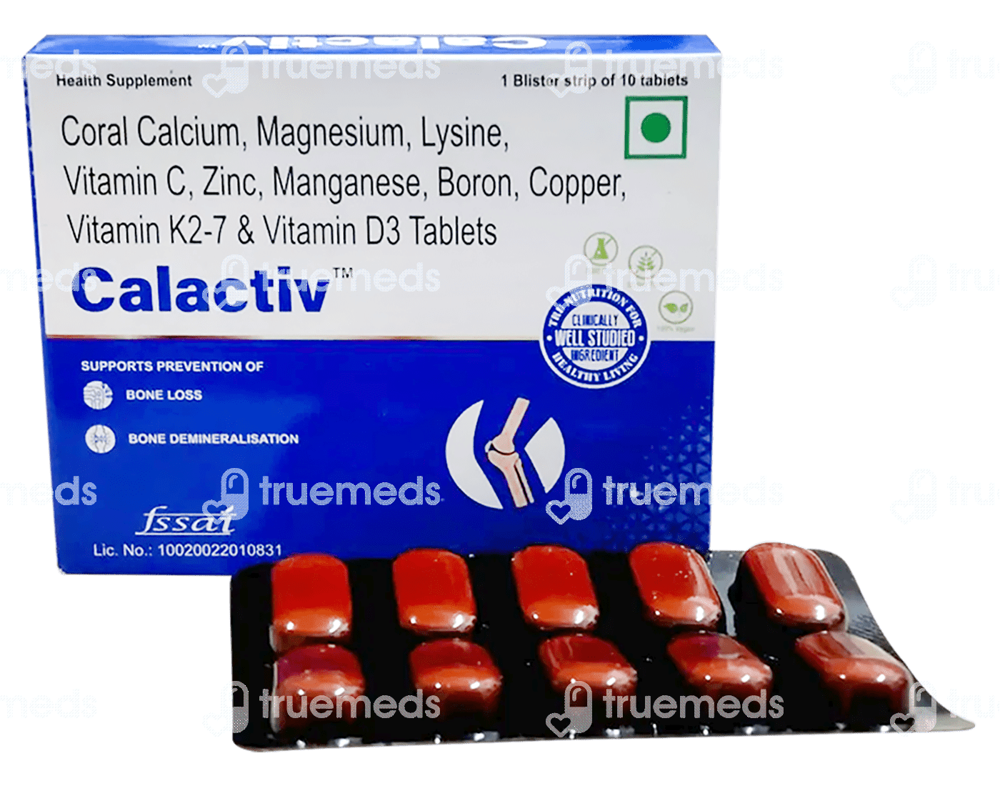 Calactive Tablet 10 - Uses, Side Effects, Dosage, Price | Truemeds