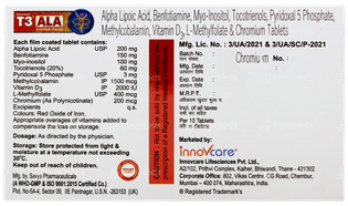 T3 Ala Tablet 10 - Uses, Side Effects, Dosage, Price | Truemeds