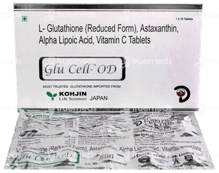 Glu Cell Od Tablet 10 - Uses, Side Effects, Dosage, Price | Truemeds